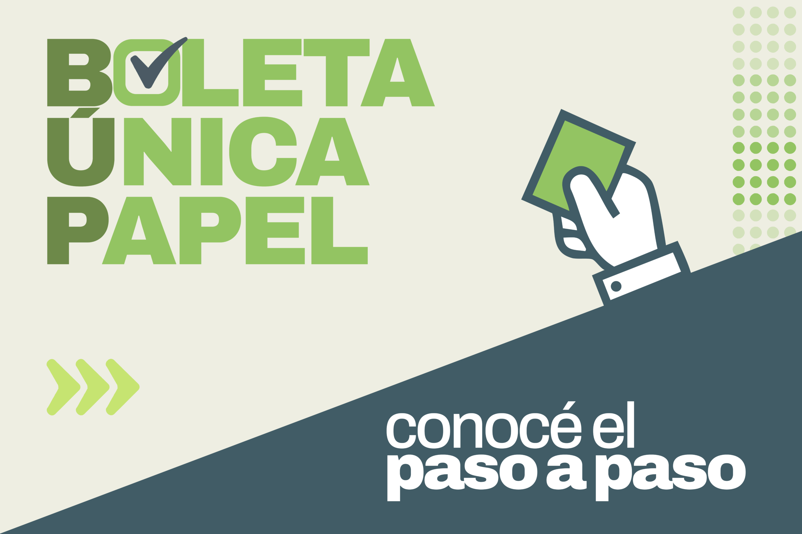 La Boleta Única de Papel se estrena en la provincia el 26 de octubre ...